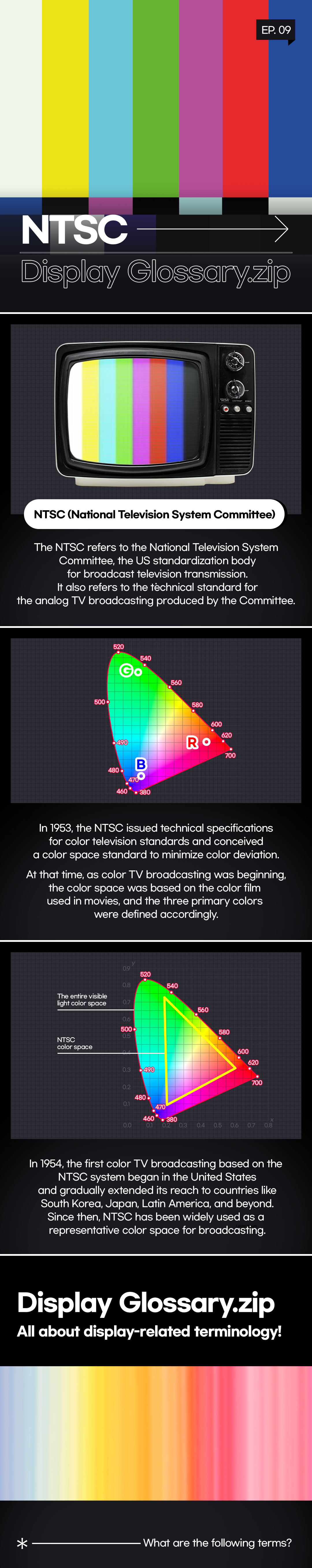 [Display Glossary.zip] EP.09 : NTSC (National Television System Committee)
