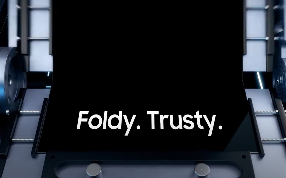 Samsung OLED for Foldable: Foldy. Trusty.