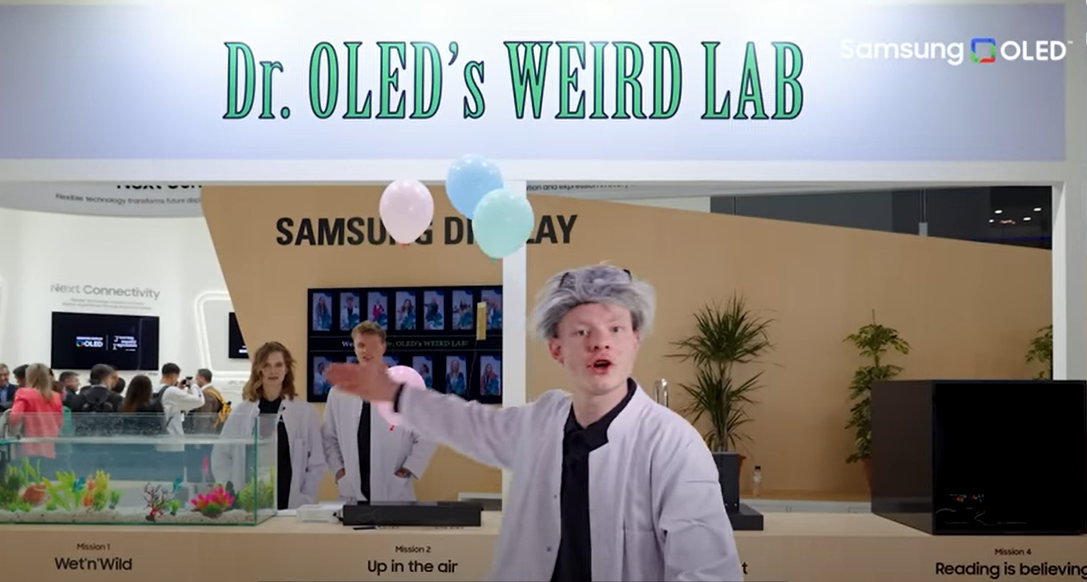[MWC 2023] "Dr. OLED’s Weird LAB” at Samsung Display