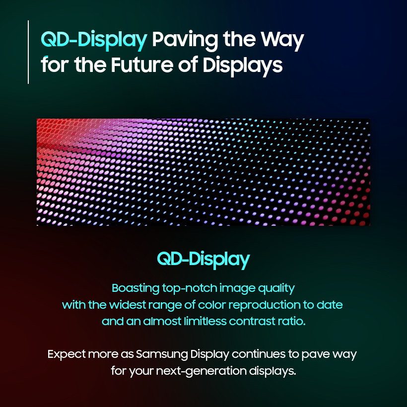 Unmatched Image Quality! Key Highlights of 'QD-Display' | Samsung ...
